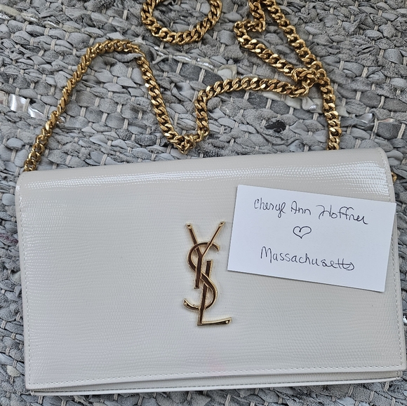 Yves Saint Laurent | Bags | Ysl Woc Wallet On Chain Small Leather Bag ...